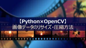 Python画像リサイズ拡大縮小方法OpenCV活用の画像処理入門 DXCEL WAVE