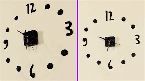 How To Make 3d Wall Clock Diy 3d Wall Clock At Home Handmade Wall