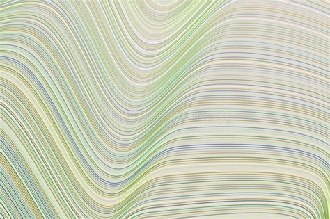 Abstract Conceptual Geometric Line Curve And Wave Pattern Digital Illustration Template