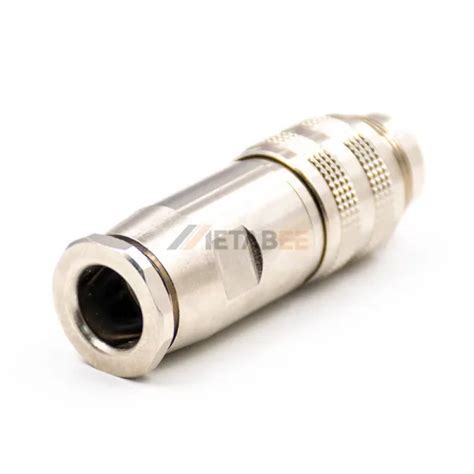 M16 3 Pin Male Field Wireable Connector For Cable Metal Shell Metabeeai