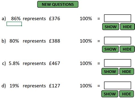 Calculating A Reverse Percentage Mr
