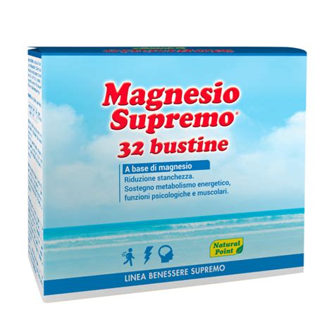 Magnesio supremo natural point vendita al dettaglio Erboristeria Actis ...