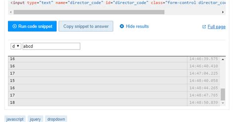 Javascript On Key Up Get Selected Drop Down Value Not Get Correct Value Stack Overflow