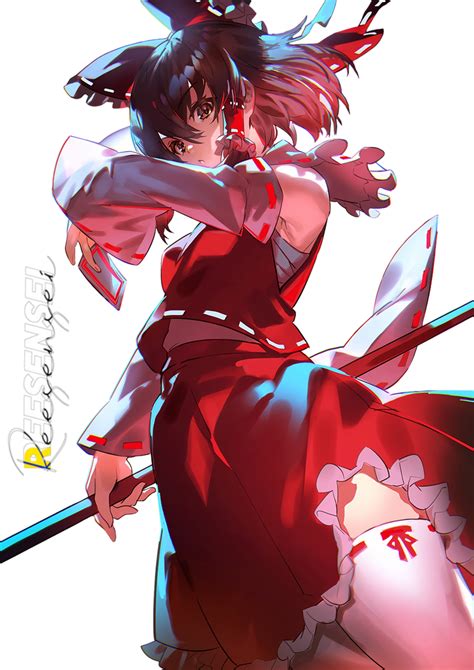 Reimu Hakurei [render] By Reesensei0020 On Deviantart