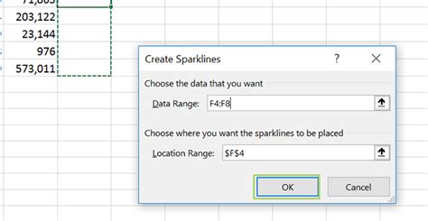 how to use sparklines to create mini graphs in an excel workbook