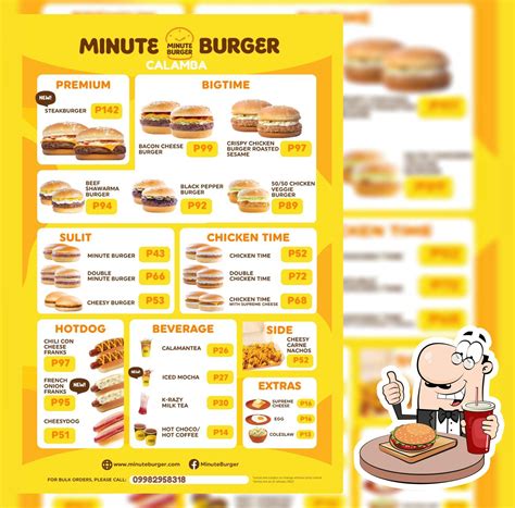 Minute Burger Calamba Restaurant Calamba Restaurant Reviews