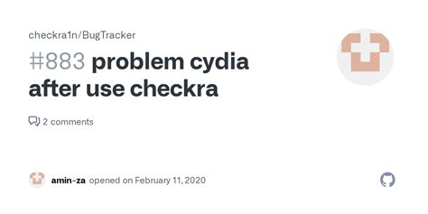 Problem Cydia After Use Checkra Issue Checkra N BugTracker GitHub