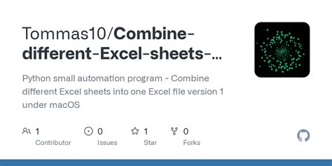Github Tommas10combine Different Excel Sheets Into One Excel File Python Small Automation