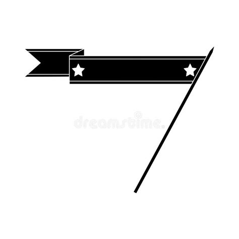 Flag Pole Vector Stock Vector Illustration Of Ages 198359199