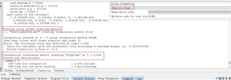 Modelica Performance Of Inline Integration In Dymola Compared To Normal Calculation Mode Using