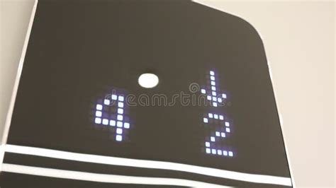 Elevator Panel Indicators Displaying Floors Direction And Users Navigation Choices Stock Video