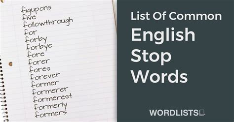 List Of Words With The Prefix En