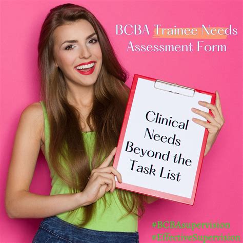 Bcba Trainee Needs Assessment Bcba Supervision Aba Private Practice Brenda Monterde Bcba