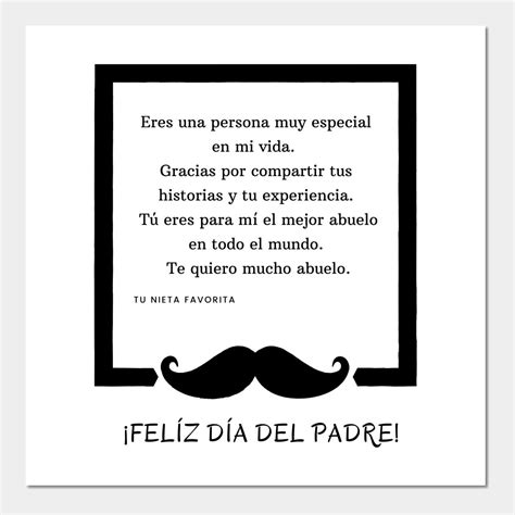 Feliz Dia Del Padre Abuelo Wall And Art Print Abuelo Feliz Dia Del
