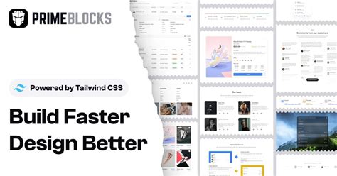 Michael Hoffmann On Linkedin Primeblocks Tailwind Css Components