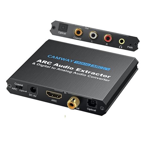 hdmi arc audio extractor 192khz dac converter arc audio extractor