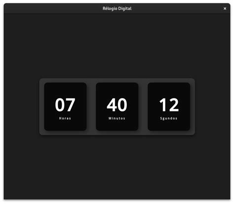 Install Relogio On Arch Linux Using The Snap Store Snapcraft