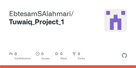 GitHub EbtesamSAlahmari Tuwaiq Project
