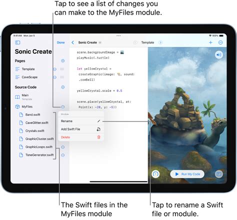 Work With Shared Swift Files In Swift Playground On Ipad Apple