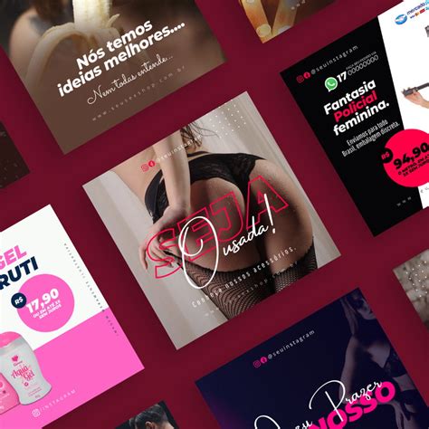 Pack Canva Editável Sex Shop Elo7 Produtos Especiais