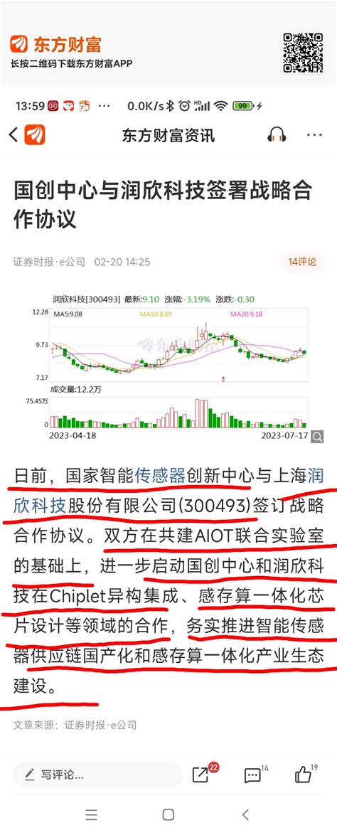 润欣科技一一一感存算一体化芯片 数字聊天机器人 Aiot服务（含传感器芯片和存储芯片 财富号 东方财富网