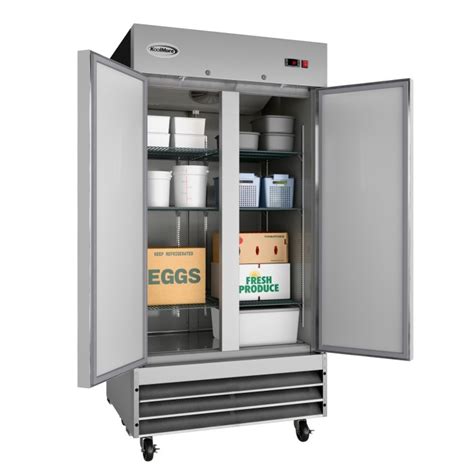 Koolmore Rir 2d Ss35c Two Solid Door Reach In Refrigerator 39 Tigerchef