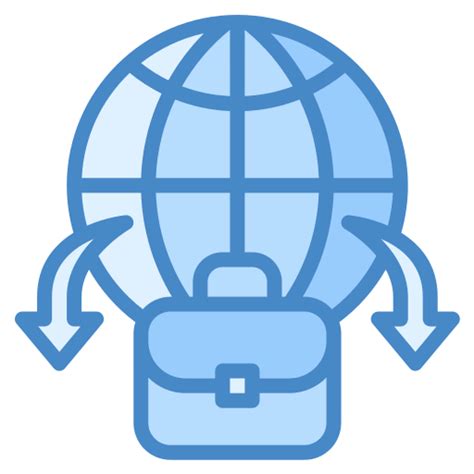 Outsourcing Generic Blue Icon