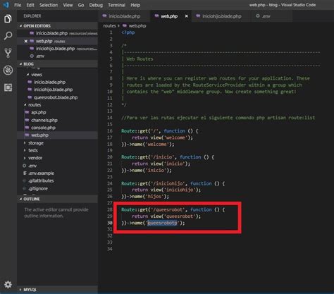 Plantillas blade en laravel Motor de plantillas blade en nuestra página web
