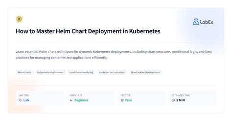 how to master helm chart deployment in kubernetes labex