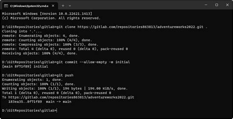 Link A Sql Server Database To A Git Repository In Gitlab