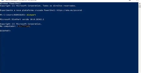 Acesso 8 Criar Pendrive Bootavel Pelo Cmd Ou Powershell