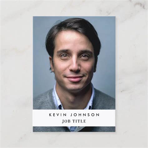 Professional Business Employee Photo Qr Code Business Card Zazzle