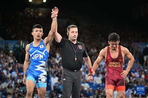 レスリング男子グレコ60キロ級、日本の文田健一郎が決勝進出 パリ五輪