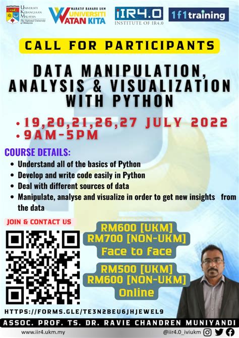 Data Manipulation Analysis And Visualization With Python Ukm Graduate Centre