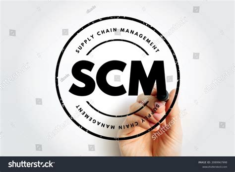 Scm 공급망 관리 약어 비즈니스 스톡 일러스트 2089967998 Shutterstock