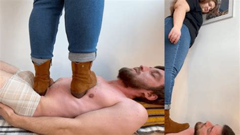 Heavy Boots Trampling Close Up And Wide View Goddess Djerdlid