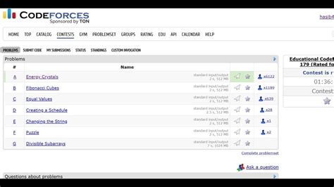 Educational Codeforces Round 179 Youtube