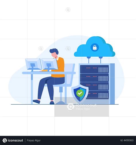 Cloud Security Animation Free Download Crime And Security Animations Iconscout