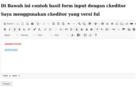 membuat form postingan dengan ckeditor ~ setiyono s blog