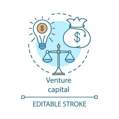 Venture Capital Concept Icon Startup Financing Private Equity Weighing Risks Of Investment