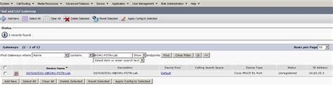 Mgcp Gw Appears Unregistered In Cucm But Registered In Ios Commands