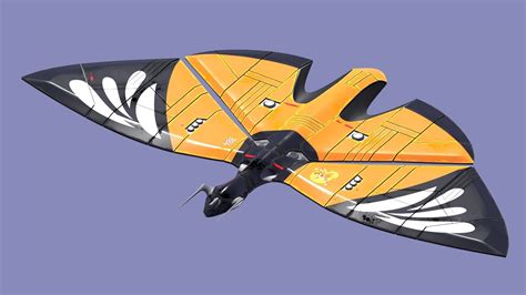 flutter buster 3d airplane cgtrader