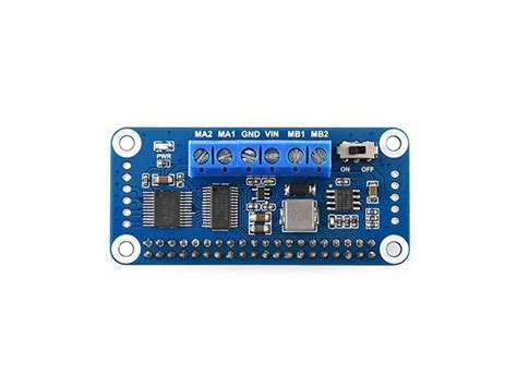 Driver Hat For Raspberry Pi Onboard Pca9685 Tb6612fng Drive Two Dc S