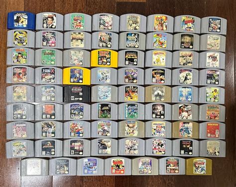 Nintendo 64 N64 Games All Authentic Pick And Choose Etsy Canada