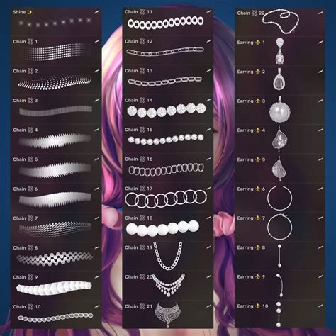 Jewelry Brush Set For Procreate Artofit