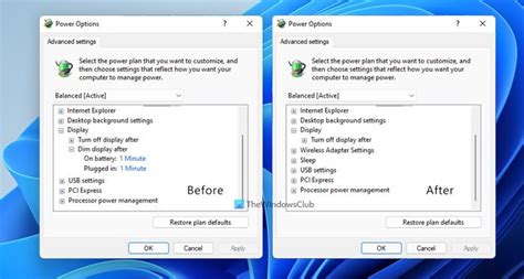How To Show Or Hide Dim Display After From Power Options In Windows 11 10