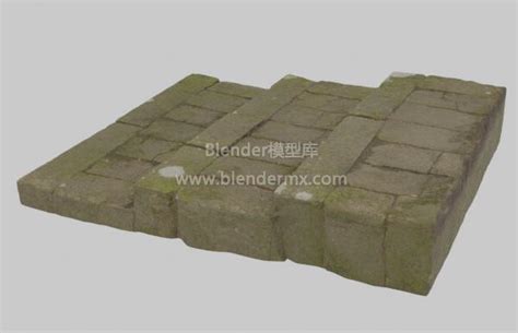 Blender 日本神社台阶阶梯3d模型素材资源下载 Blender模型库