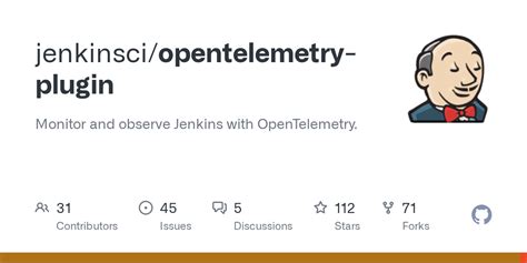Github Jenkinsciopentelemetry Plugin Monitor And Observe Jenkins With Opentelemetry