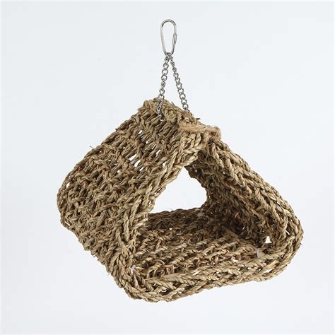 Natural Seagrass Hideout Parrot Hideaway Hut Northern Parrots