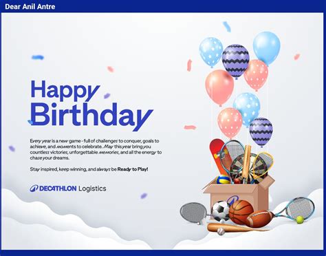 I Am Truly Grateful To The Decathlon Sports India For The Thoughtful Birthday Wishes It Means